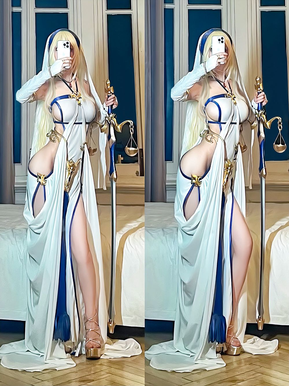 《水淼Aqua》cos照片写真图集202311月fantia 剣の乙女2 – 萌图集