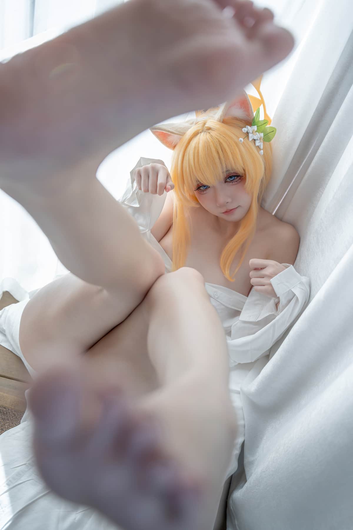 纸悦Etsu_ko 少女Cos丝袜美足福利 写真图包合集下载 7套下载 – 萌图集